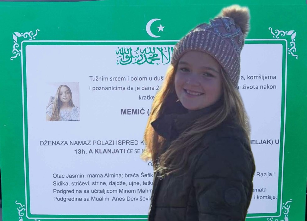Poznat termin dženaze maloj heroini Lejli Memić (11): “Bila je dijete ...