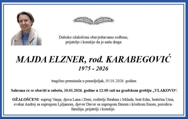 Žena koju je ubilo drvo na Grbavici je Majda Elzner - Senzacija